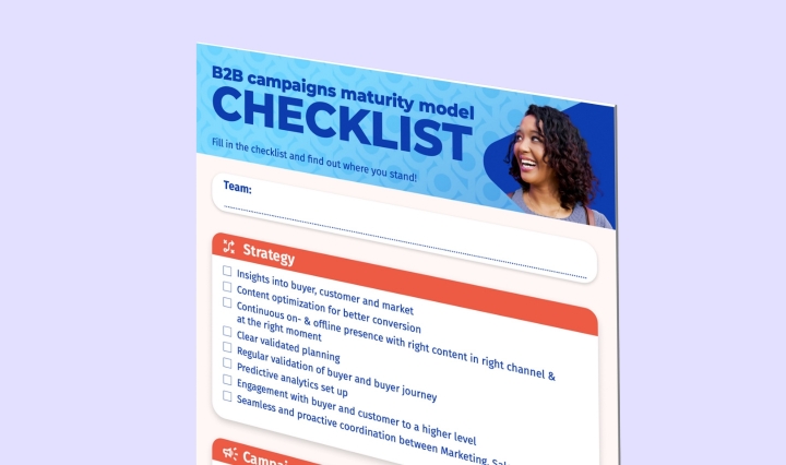 Checklist B2B Campaigns Maturity Model - SPOTONVISION
